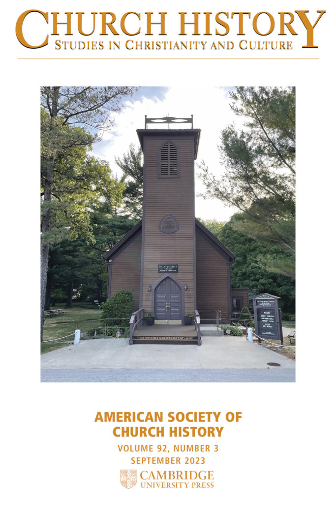 Journal Homepage - American Society of Church History